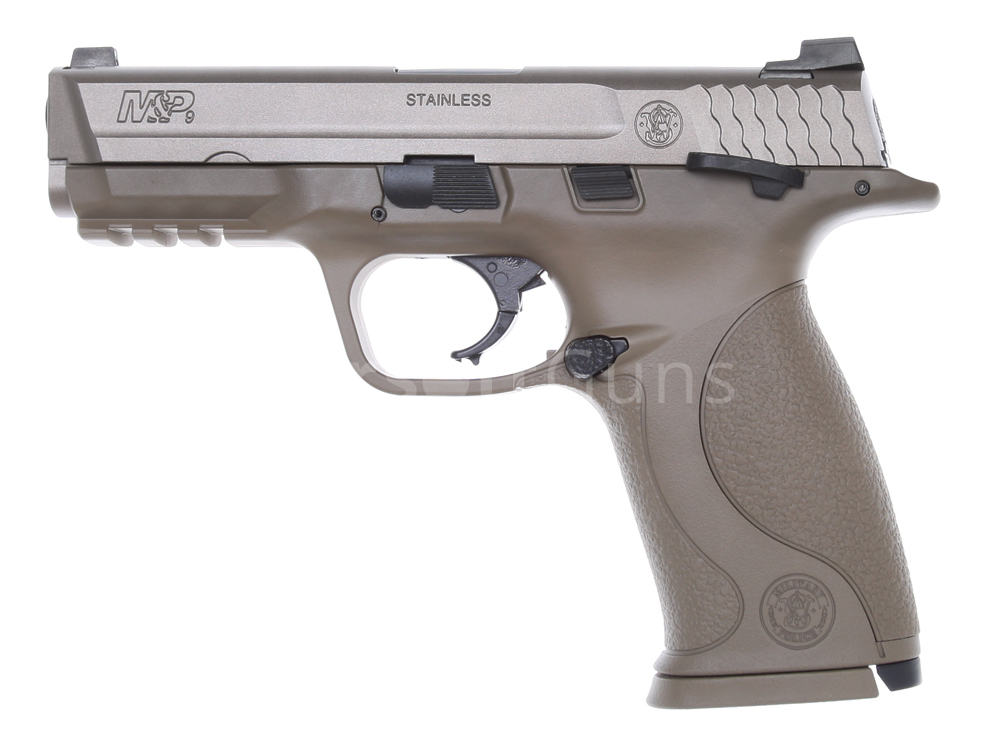 Smith & Wesson M&P9, V Custom, FDE, GBB, Tokyo Marui | AirsoftGuns