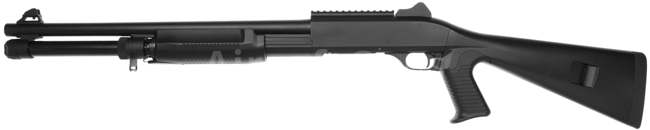 M1014, kov, ABS, dlouhá, pevná pažba, Cyma, CM.370M | AirsoftGuns