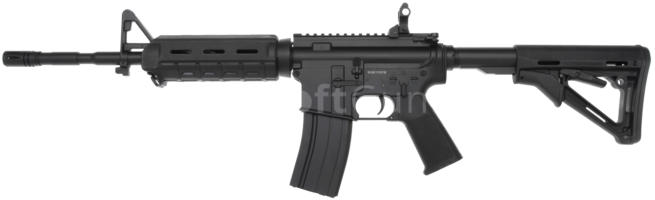 M4 Carbine, MOE Magpul PTS, Black, A&K | AirsoftGuns